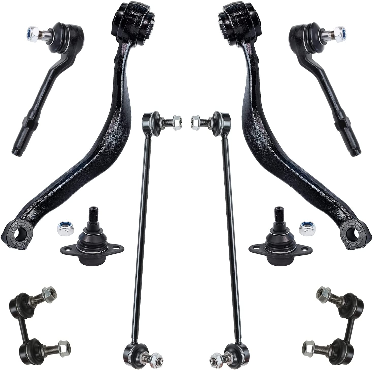 Front Tie Rod Assembly For 2004-2010 BMW X3 Driver Or Passenger Side