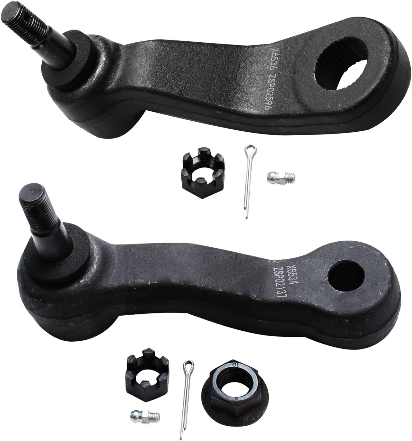 4pc Front Gear Box Idler Arm Bracket Pitman Arm Suspension Kit